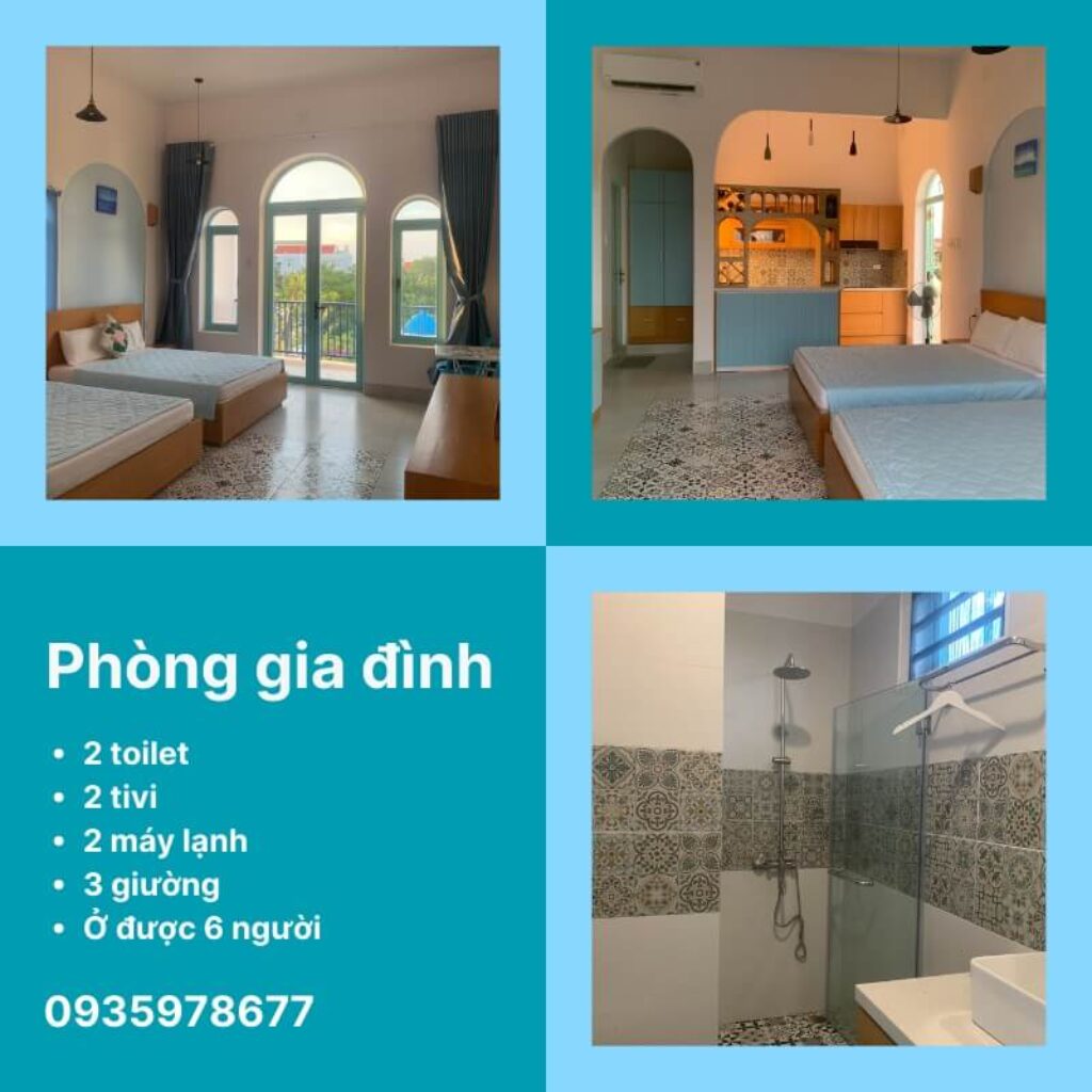 Phòng Family – Santorini Villa Cam Ranh